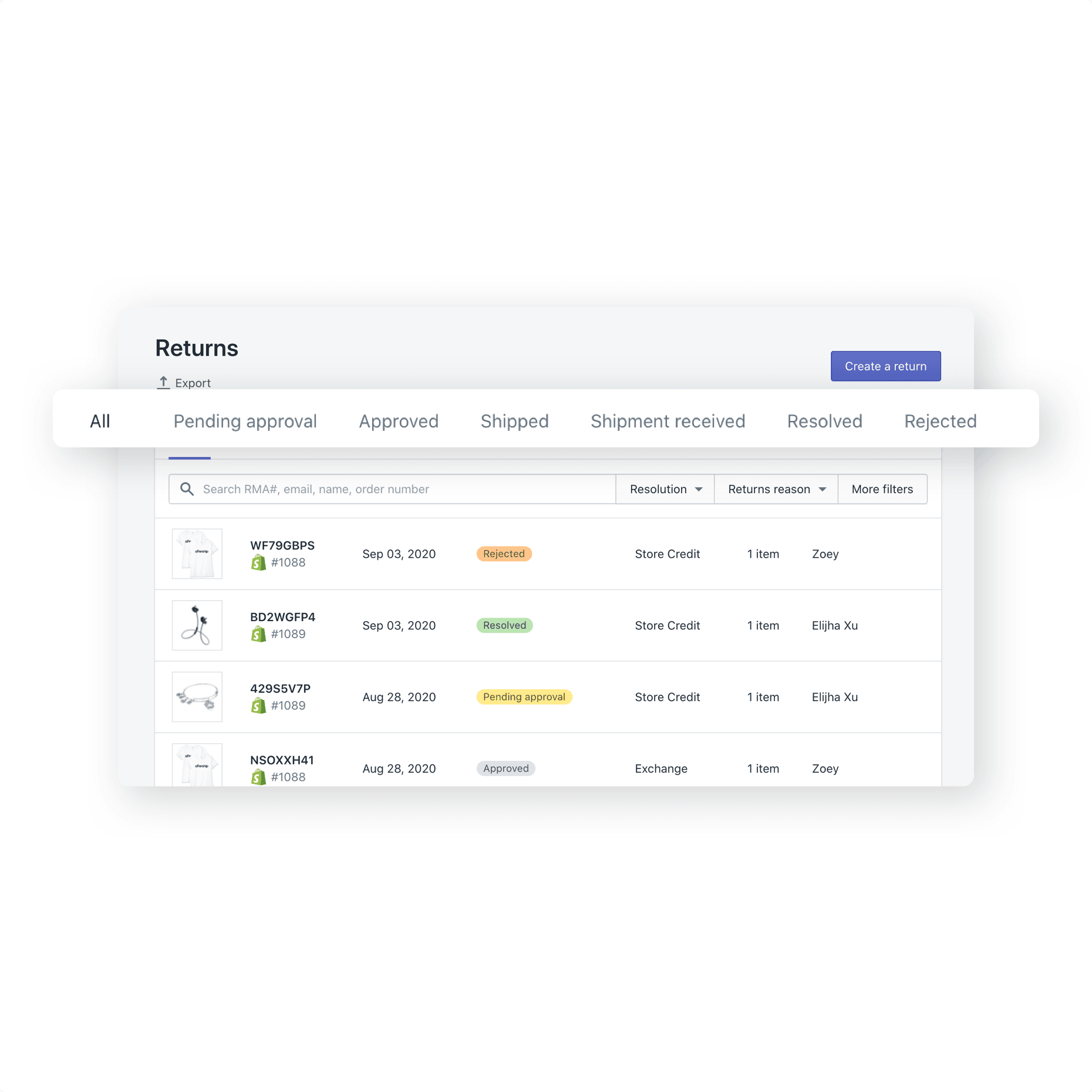 AfterShip Returns Center: #1 Self-Service Return & Label Generation Portal
